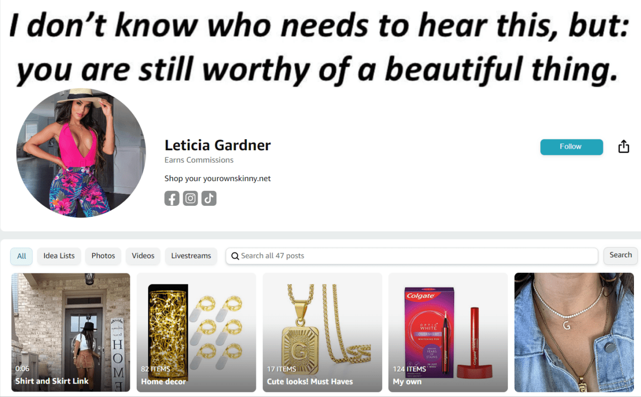 Top Amazon Storefront Influencers 2023